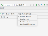 Changing The Default Language In Android Studio Stack Overflow