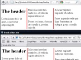 Html Css Column Breaks Stack Overflow