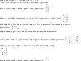 Eigenvalues Step By Step For Generalized Eigenvectors Mathematica