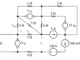 Circuit Analysis Delta Wye With Dependent Sources Electrical