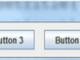 Java Display A Gui With Two Panels Including Three Buttons For Each