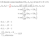 Math Compute The Three Dimensional Discrete Cosine Transform Code