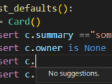 None In Python Code Breaks Code Suggestions In Vscode Stack Overflow
