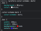 Html How To Emulate Emulate Css Media Feature Prefers Color Scheme