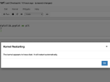 Kernel Appears To Have Died Jupyter Notebook Python Matplotlib