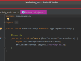 Ide Android Studio Toolbar Top Missing Stack Overflow