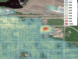 Area Density Heat Map Qgis Geographic Information Systems Stack Exchange