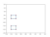 Python Multiple Polygon Edit In Matplotlib Stack Overflow