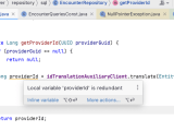 Java Intellij And Sonarqube Local Variable Is Redundant Stack