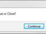 How To Show Dialog Box With Two Buttons Continue Close In Delphi