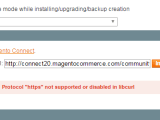 Magento Connect Protocol Https Not Supported Or Disabled In Libcurl