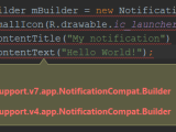 Java How To Import Android Support V7 App Notificationcompat Builder