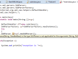 Saxparser Parse Method In Java Not Working In Eclipse Mars Stack Overflow