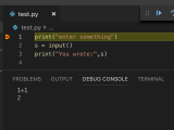 Python 3 X Accepting User Input In Visual Studio Code Stack Overflow