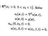 Heat Equation Solving Pde On A Strip Mathematics Stack Exchange