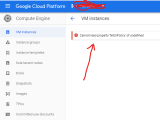 Google Cloud Platform Console Error Server Fault