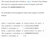 Python Newton S Method For Approximating Square Roots Stack Overflow