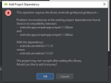 Java Error On Dependencies In Android Studio Problem