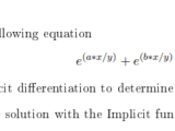 Implicit Function Theorem Mathematica Stack Exchange