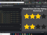Javascript Make Css Star Rating Dynamic Stack Overflow