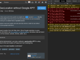 Javascript Use Browser Geolocation Without Google Api Stack Overflow