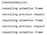 Javascript Requestanimationframe Not Working As Expected Stack Overflow