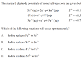 Redox Spontaneity Using Electrode Potentials Chemistry Stack Exchange