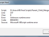 Excel Vbscript Throwing An Error Unknown Runtime Error Stack Overflow