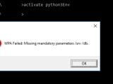 Error While Activating New Python Environment Stack Overflow