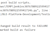 Jenkins Post Build Python Script File Stack Overflow