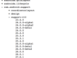 Android Support Library Version Stack Overflow