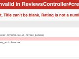 Ruby Rails Validation Errors Not Being Displayed Stack Overflow