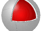 Technical Drawing Spherical Shell Using Tikz Tex Latex Stack Exchange