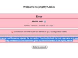 Phpmyadmin Error Ask Ubuntu