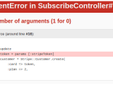 Ruby Rails Wrong Number Of Arguments 1 For 0 Argumenterror In