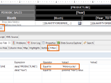 Reporting How To Slice A Data Cube In Birt Designer Stack Overflow