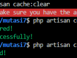 Composer Php Laravel Showing Failed To Clear Cache Make Sure You