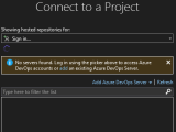 Visual Studio 2022 Not Allowing To Sign In With Azure Devops