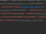 Caused By Java Lang Classnotfoundexception Jakarta Ws Rs Client