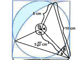 Circles One Tricky Question From Geometry Finding Area Of Shaded