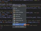 Pycharm How To Define File Template For Python Stack Overflow