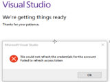 Visual Studio 2017 How To Fix Error We Could Not Refresh The