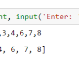 Taking Multiple Integers On The Same Line As Input From The User In