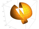 Plotting Parametricplot3d For Only Part Of A Sphere Mathematica