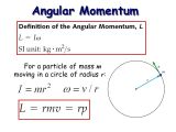 Angular Momentum