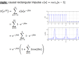 Causal Rectangular Signal Fourier Transform Example Question Signal