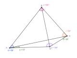 Triangles Geometry Problem Finding Missing Angles Mathematics