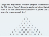 Java Pascal S Triangle Finding Nth Line Stack Overflow