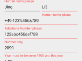 User Interface Android Form Validation Ui Library Stack Overflow