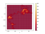 Density Plot Of Chaos Game Using Python Matplotlib Stack Overflow